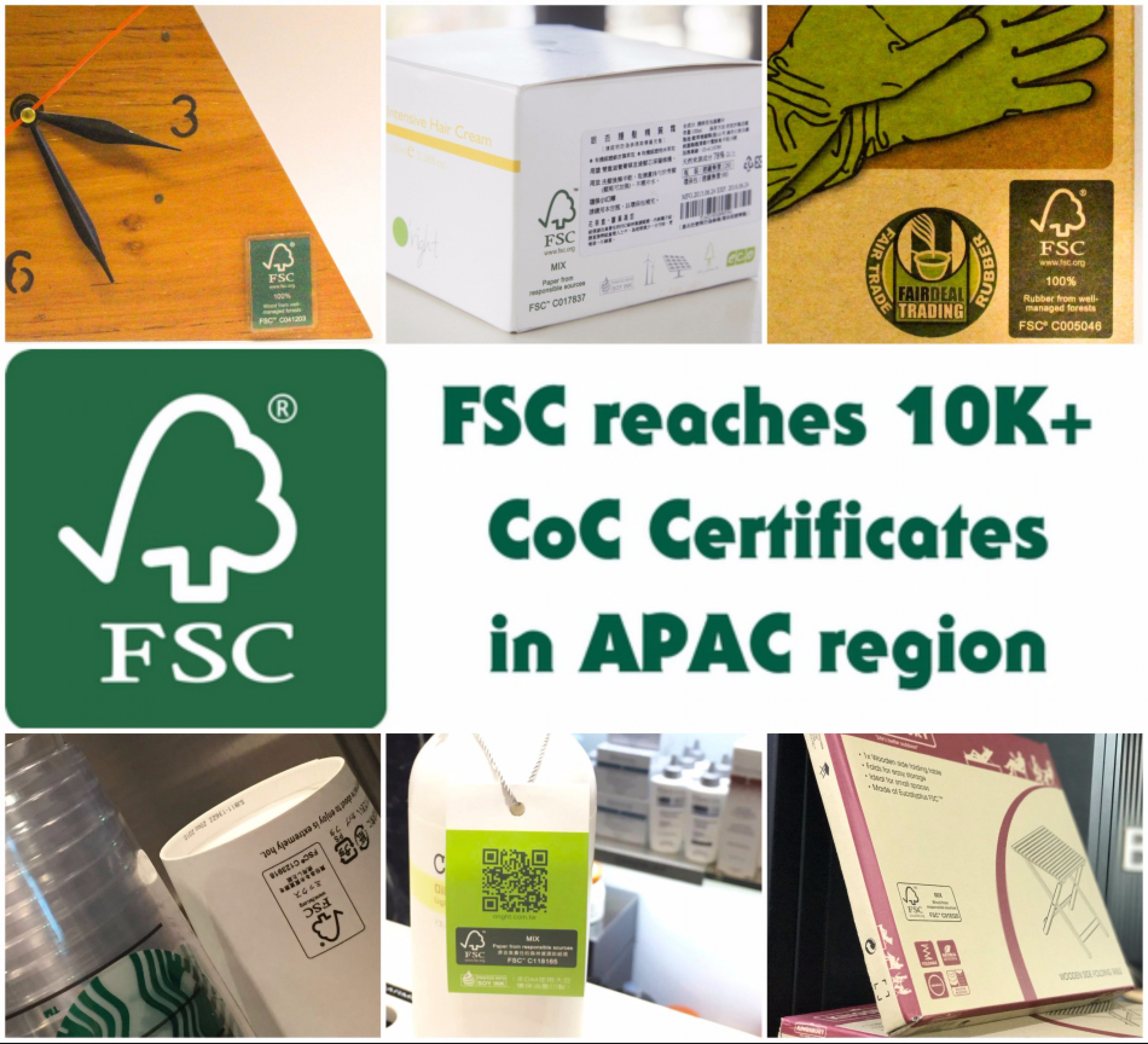 アジアパシフィック地域のFSC CoC認証取得者数が10,000を超えました。 | Forest Stewardship Council